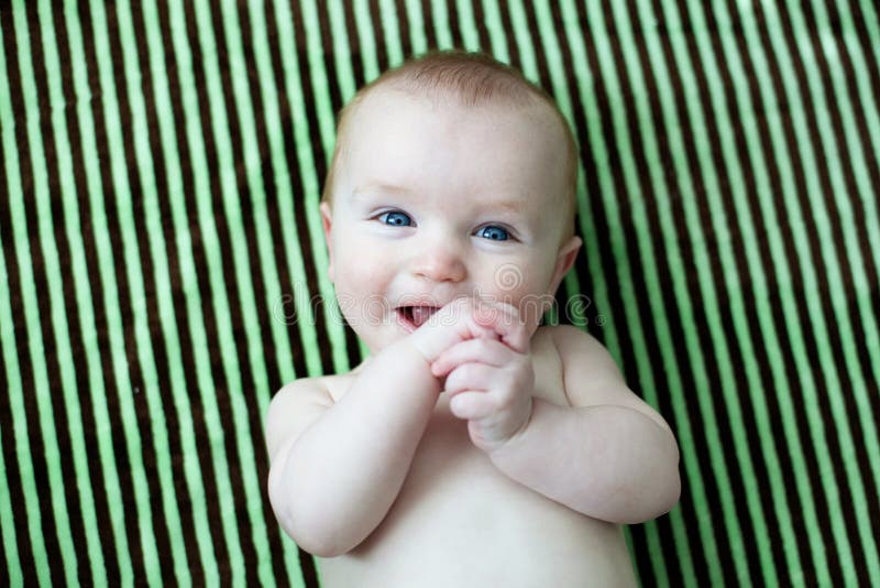 Happy Baby stock image. Image of infant, torso, happy - 14164621