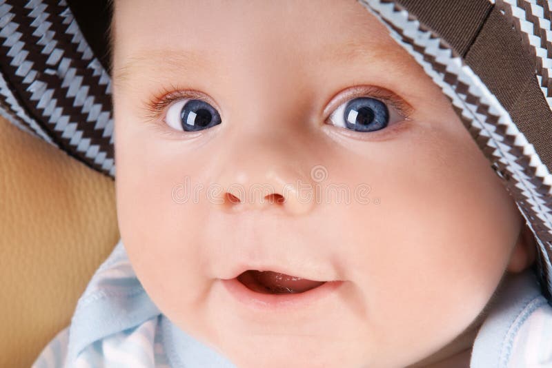 Frightened baby stock photo. Image of beginnings, eyes - 20379154