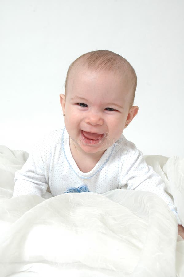 Happy Baby stock image. Image of artistic, floating, head - 1628415