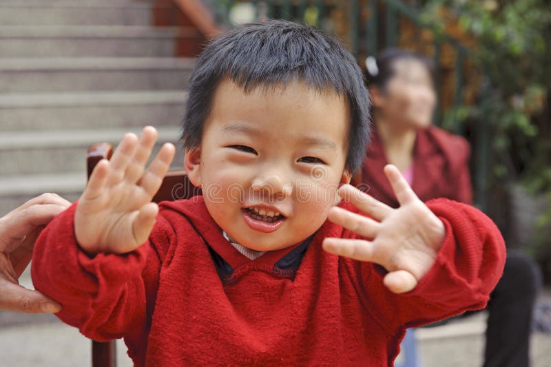 Happy baby stock image. Image of lovely, enjoyment, beautiful - 27083825