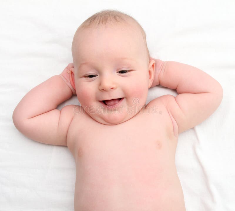 Happy baby stock image. Image of happy, born, little - 31328393