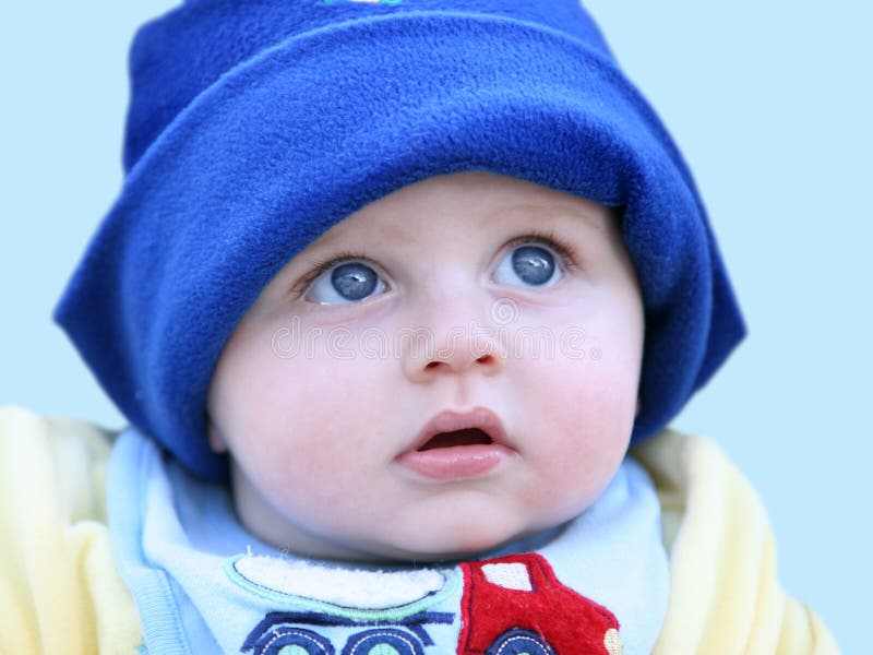 Happy baby boy stock photo. Image of blue, child, family - 1846074