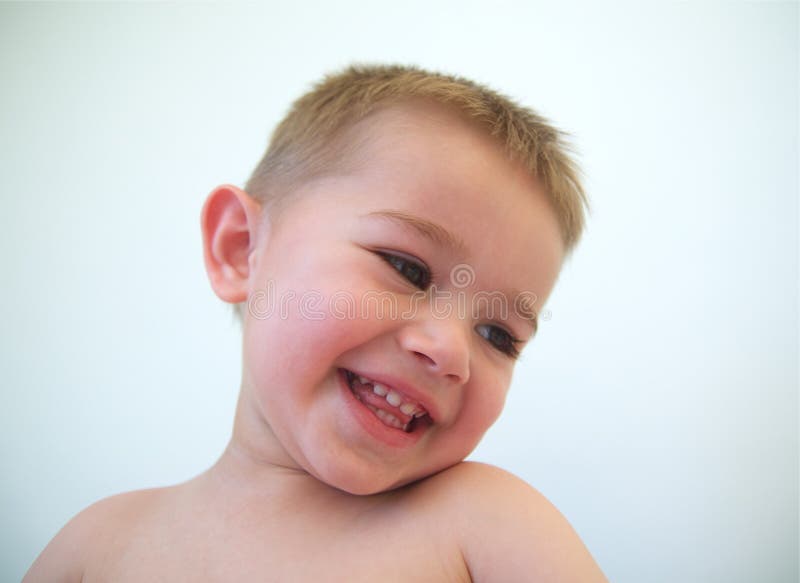 Happy baby boy face stock image. Image of little, smiling - 9170919