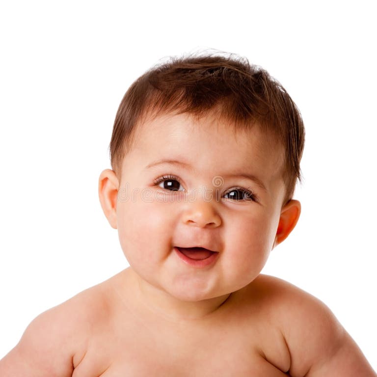 Happy baby face stock photo. Image of isolated, happy - 14913580