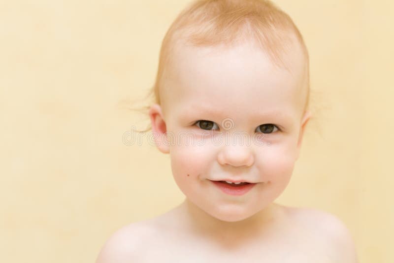 Happy baby face close-up stock photo. Image of caucasian - 4594012