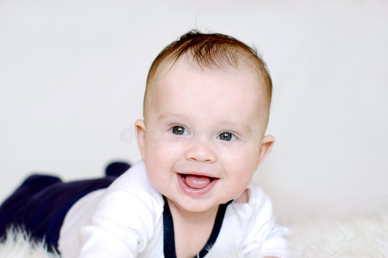 Happy baby stock image. Image of interest, children, childhood - 36254267