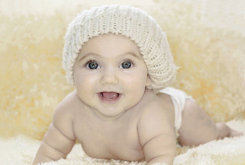 Happy baby stock photo. Image of baby, born, ideas, happy - 58445596