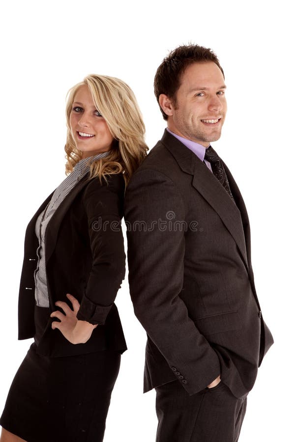 Happy back to back stock image. Image of meeting, contrast - 18824297