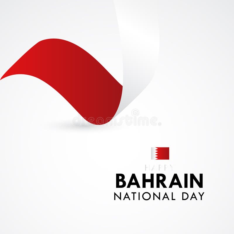 Happy Bahrain National Day Celebration Vector Template Design ...
