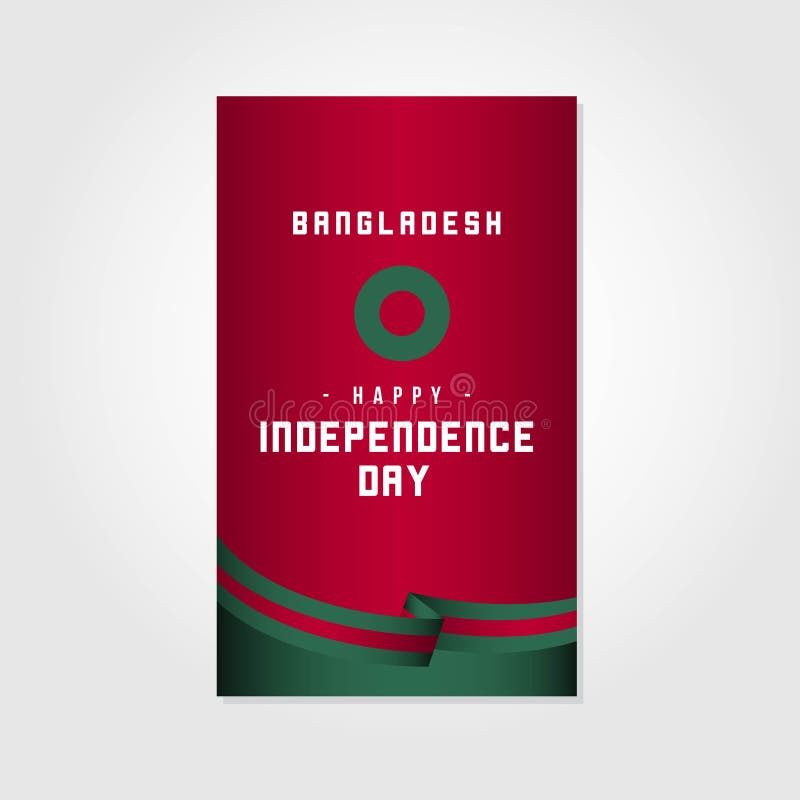 Happy Bangladesh Day Vector Template Design Illustration Stock Vector ...