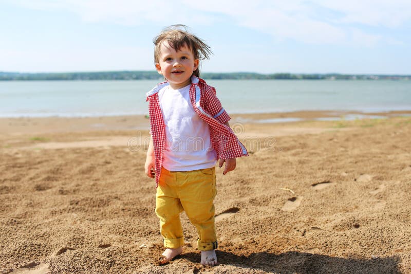 Baby Walking with Help of Leading Strings Stock Image - Image of happy ...