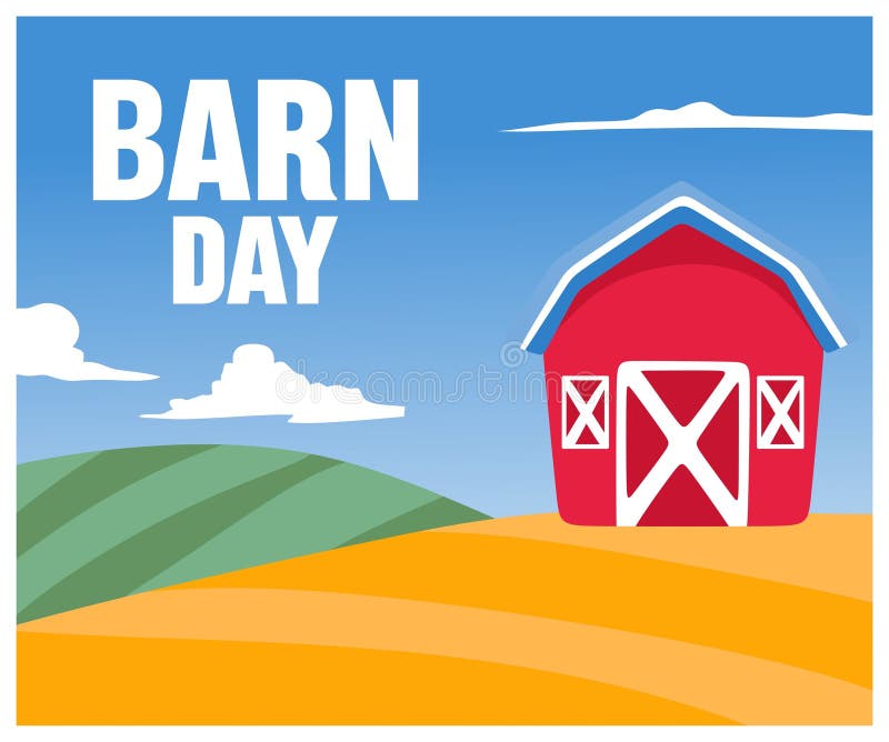 Happy Barn Day with Beautiful Barn Views and Backgrounds Stock ...
