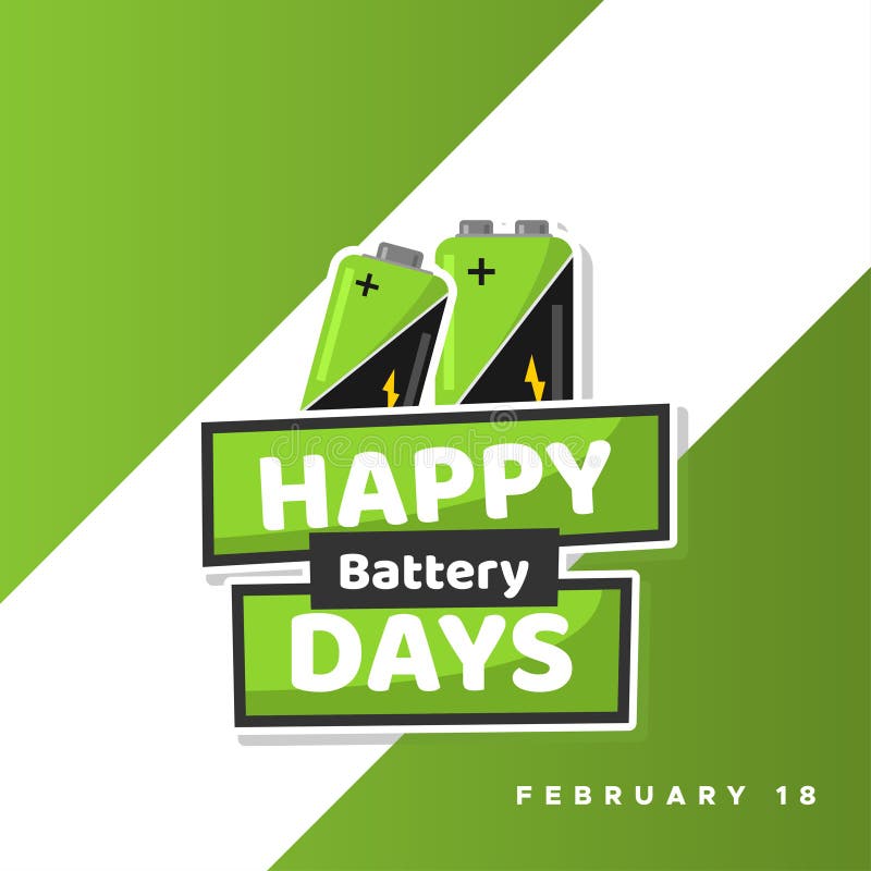 Happy AA Battery Cell Character Mascot Full Of Energy. Fully Charged ...
