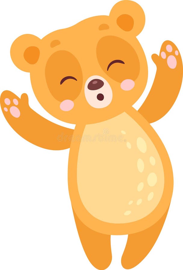 Happy Bear Animal stock vector. Illustration of funny - 290116873