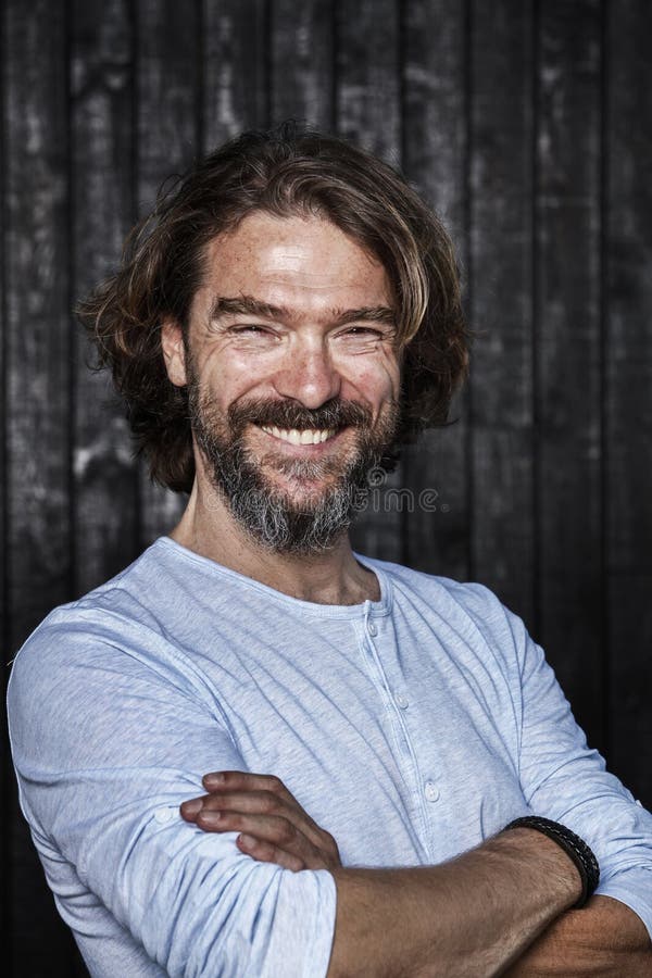 Portrait of a Handsome Mature Man in His 40`s Stock Photo - Image of ... Portrait of a Handsome Mature Man in His 40`s Stock Photo - Image of ...