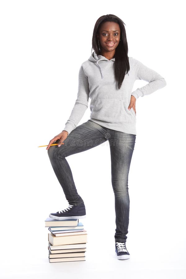 Beautiful Black Singer on Stage with Microphone Stock Image - Image of ...