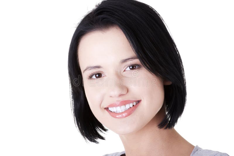 Happy Beautiful Woman Portrait Stock Image - Image of lady, girl: 27480969