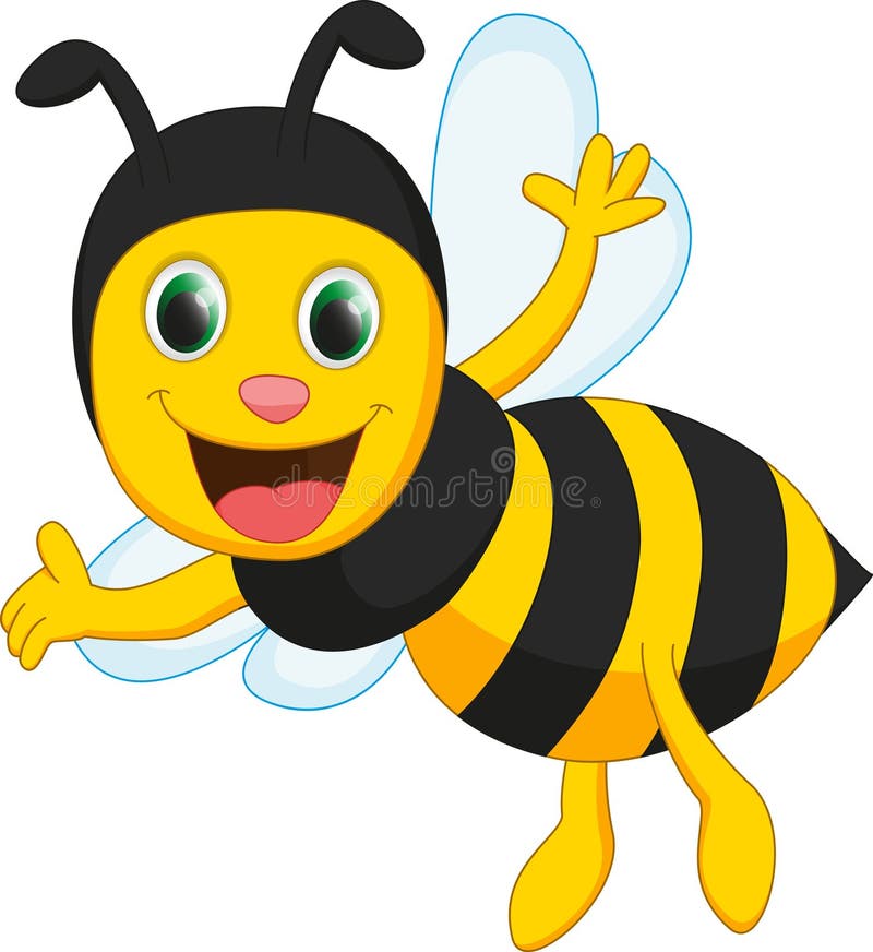 Bee happy clipart