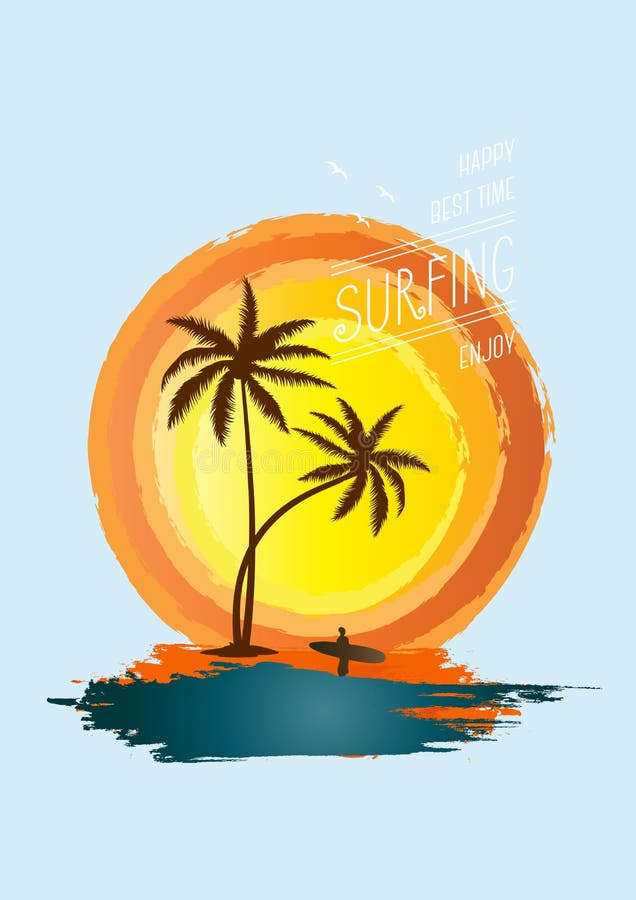 Surfing Stock Illustrations – 88,607 Surfing Stock Illustrations ...