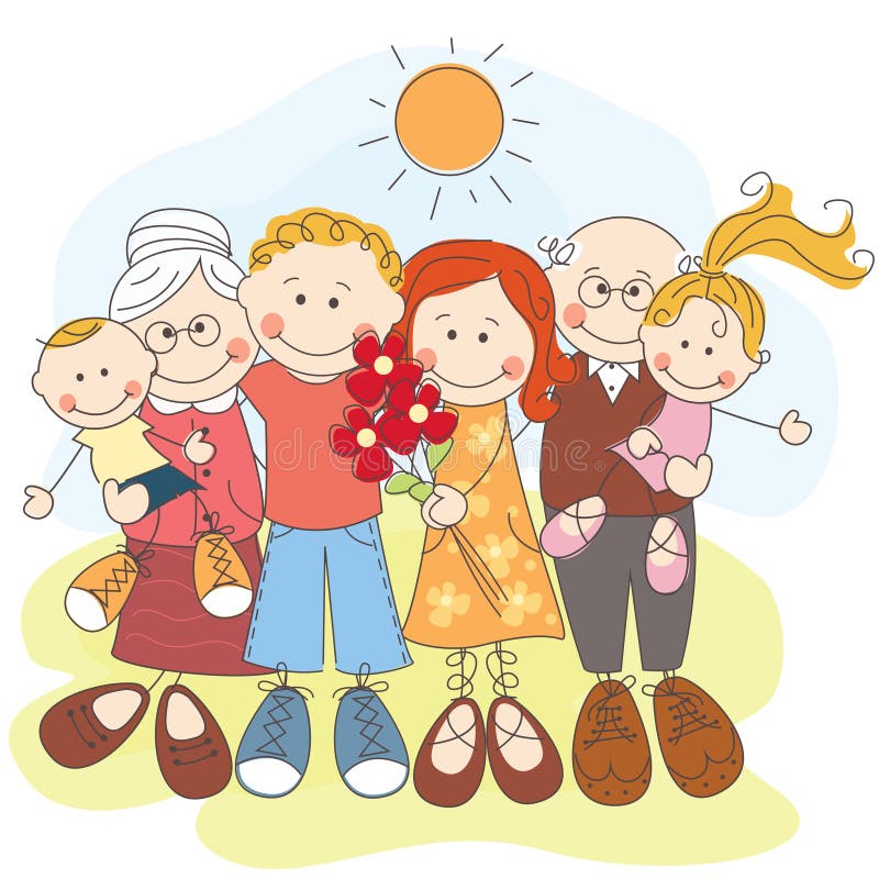 Clip Art Of Families Together Clip Art Family At Home #3032707
