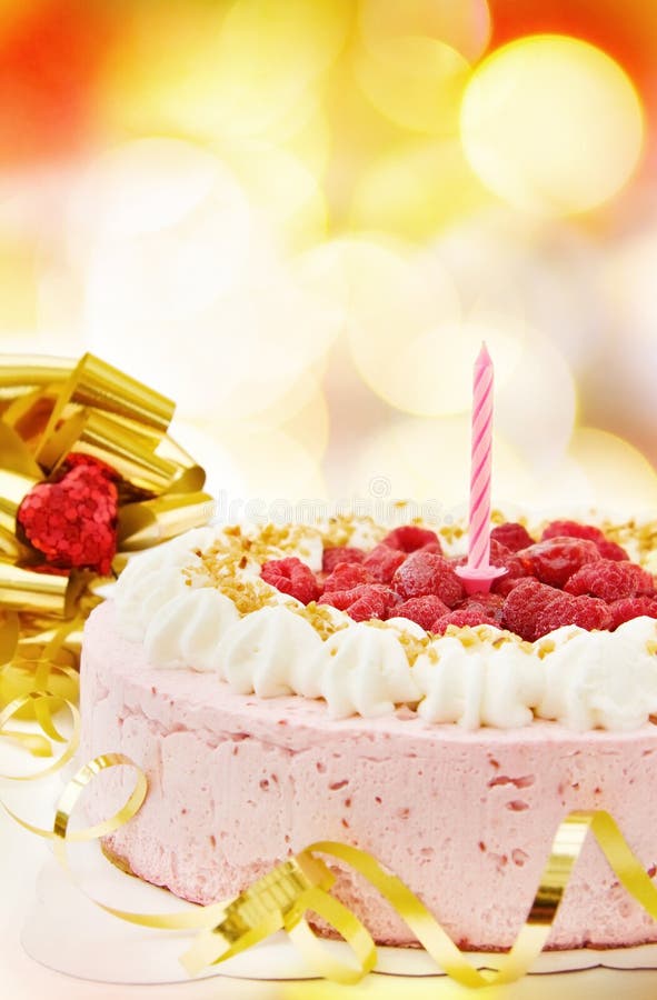 Happy birthday! stock image. Image of delicious, raspberry - 12499061