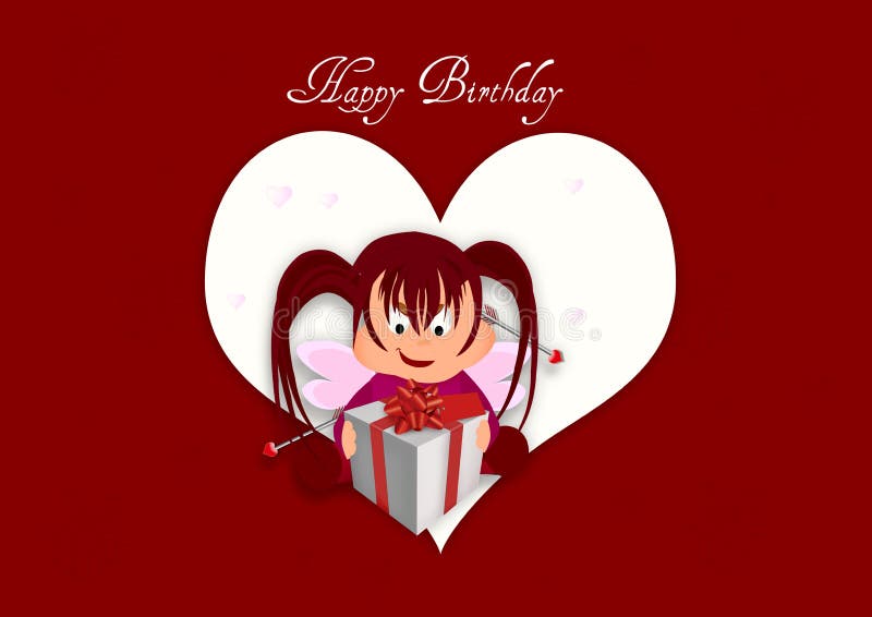 Happy birthday stock illustration. Illustration of hearts - 12518738