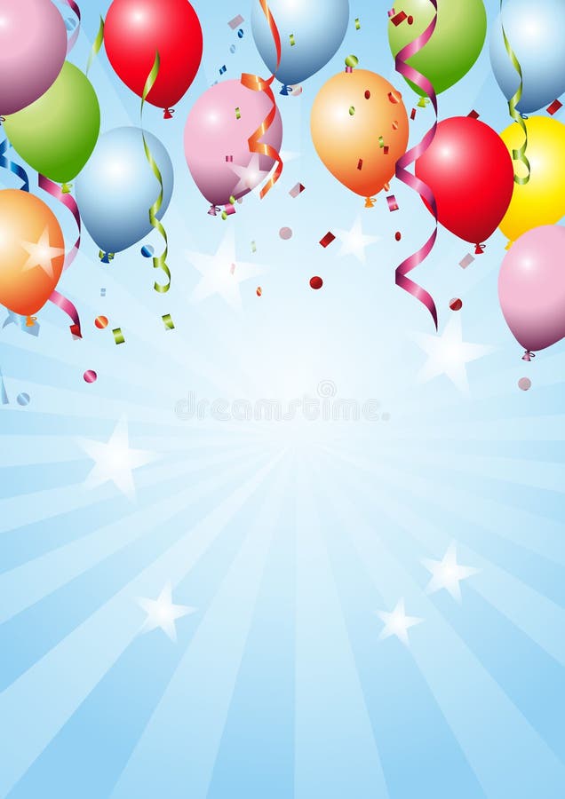 Blue Happy Birthday Stock Illustrations – 205,554 Blue Happy Birthday ...