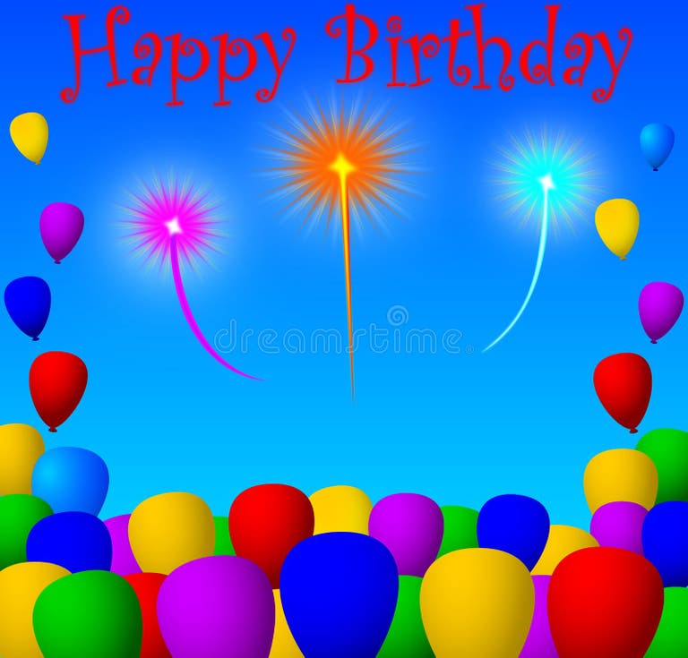 Happy Birthday Explode Stock Illustrations – 5,809 Happy Birthday ...