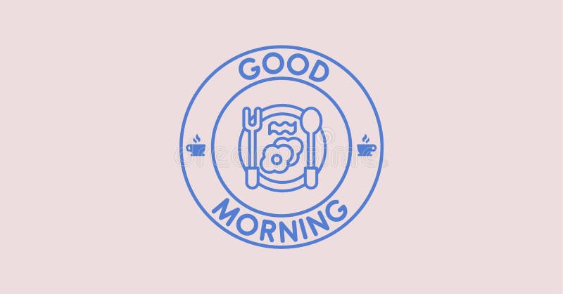 Good Morning Round Stock Illustrations – 608 Good Morning Round Stock ...
