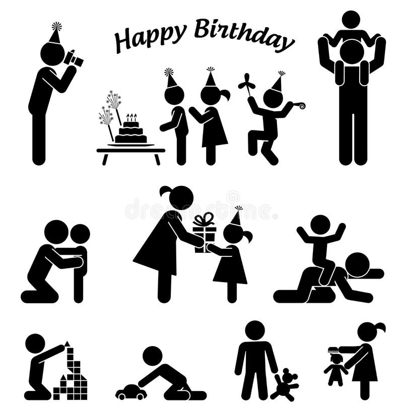 Children Pictograms Stock Illustrations – 799 Children Pictograms Stock ...