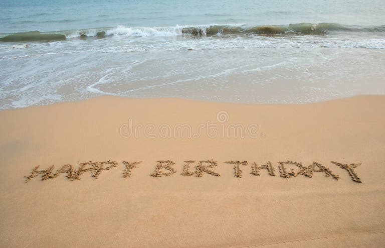 341 Happy Birthday Beach Sign Stock Photos - Free & Royalty-Free Stock ...