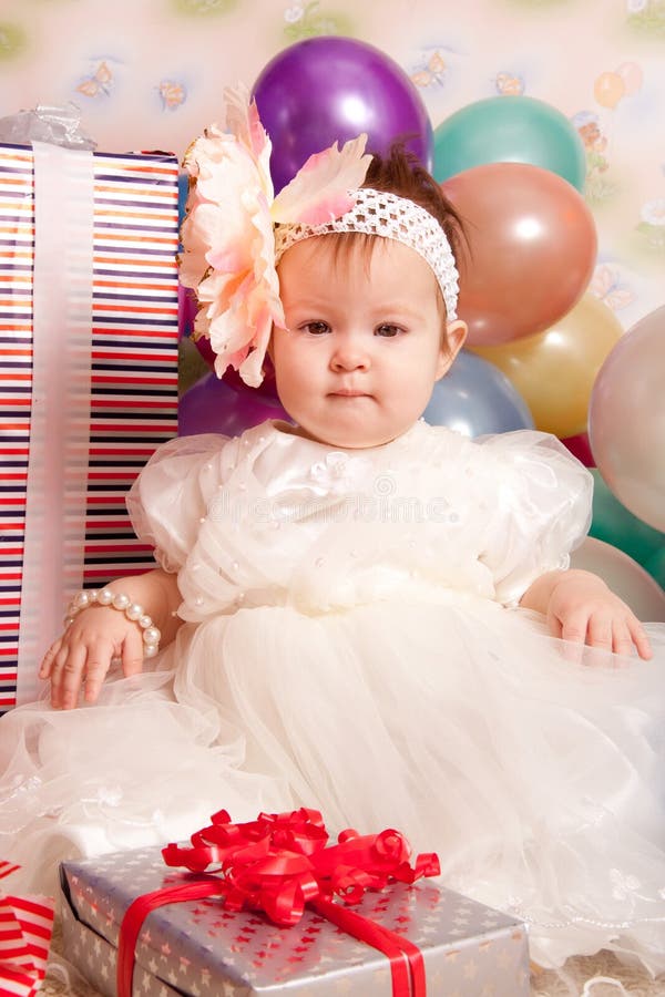 Happy birthday baby stock photo. Image of ball, birthday - 17823962