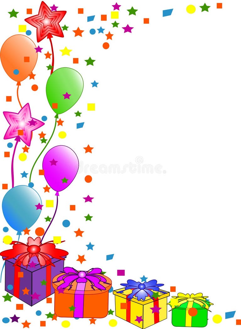 Colorful Birthday Frames Stock Illustrations – 1,808 Colorful Birthday ...