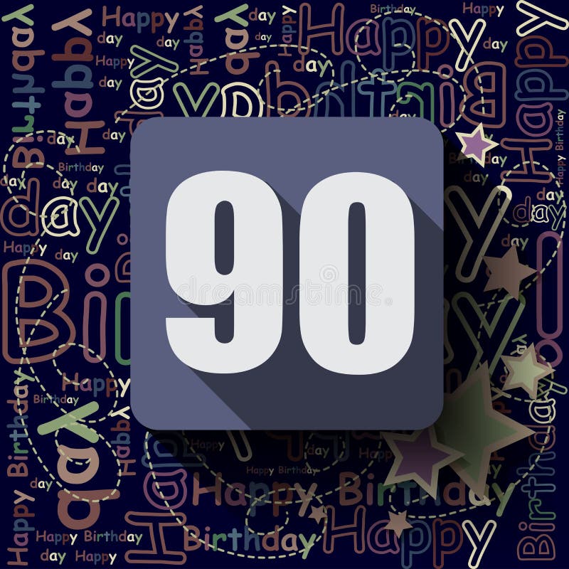 Happy 90 Birthday Stock Illustrations – 2,618 Happy 90 Birthday Stock ...
