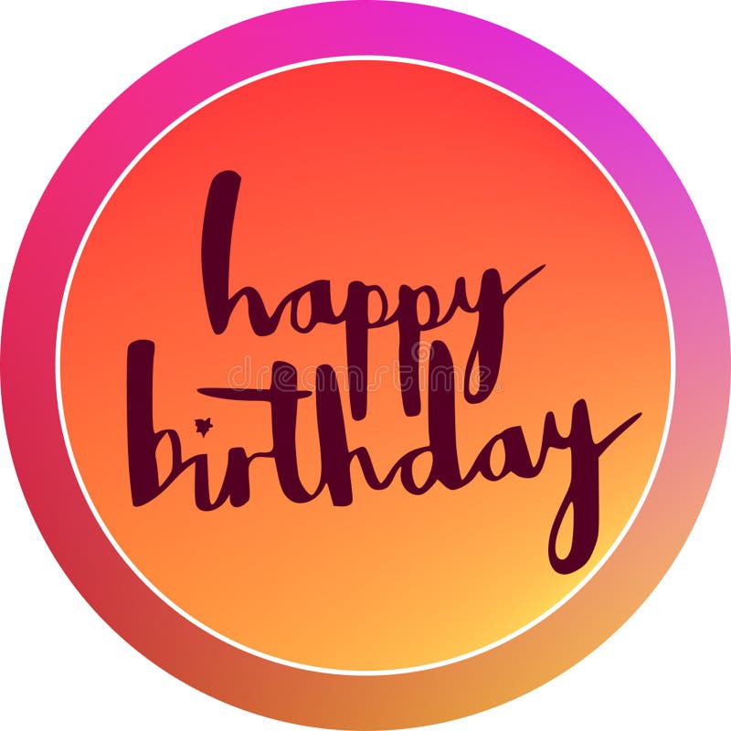 Happy Birthday Batch stock image. Illustration of graphics - 126877343