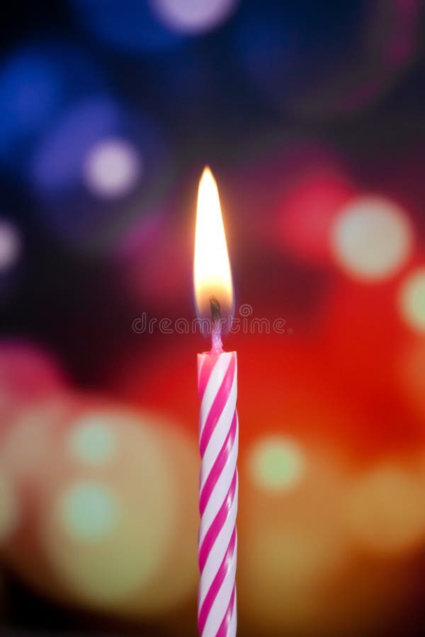 Happy birthday candle stock image. Image of single, happy - 10988301
