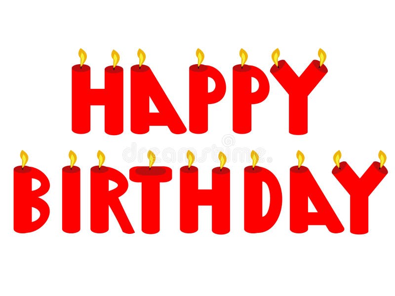 Happy Birthday Red Stock Illustrations – 244,647 Happy Birthday Red ...