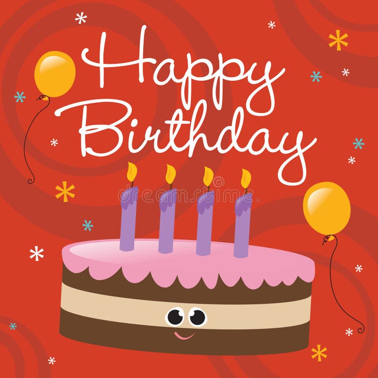 Generic Happy Birthday Card Stock Illustrations – 53 Generic Happy ...