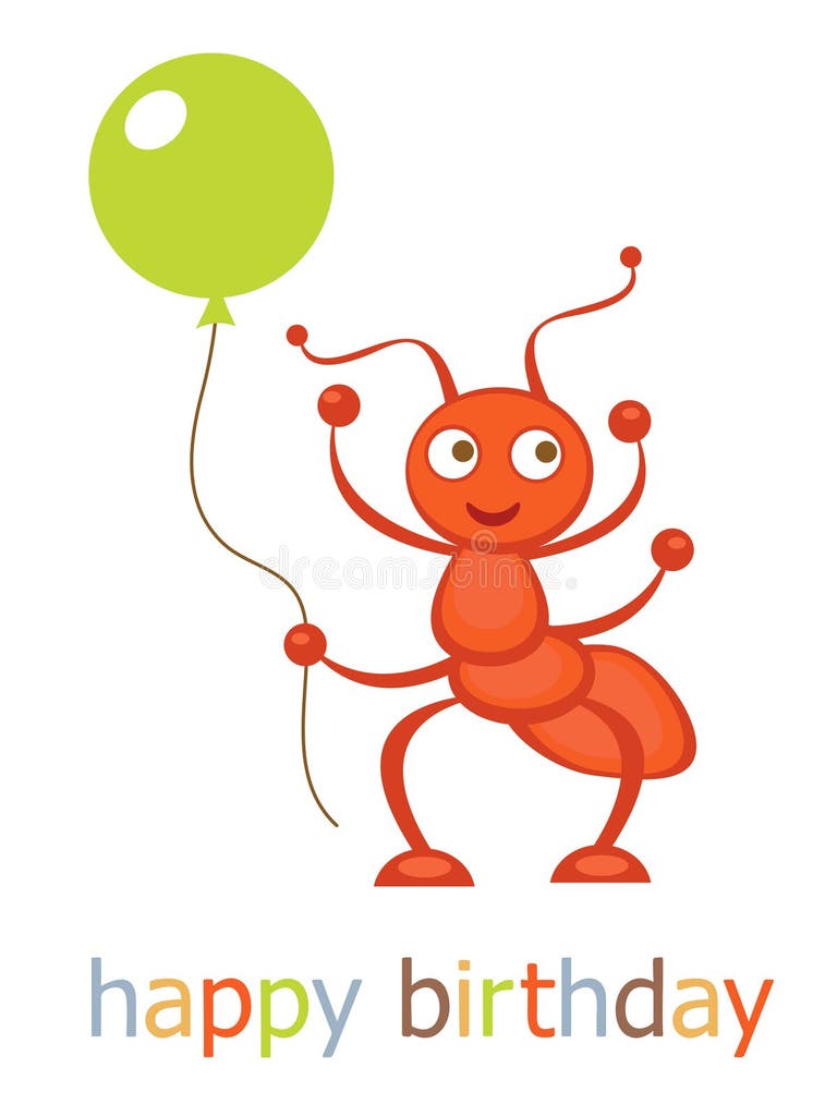 Birthday Ant Stock Illustrations – 295 Birthday Ant Stock Illustrations ...