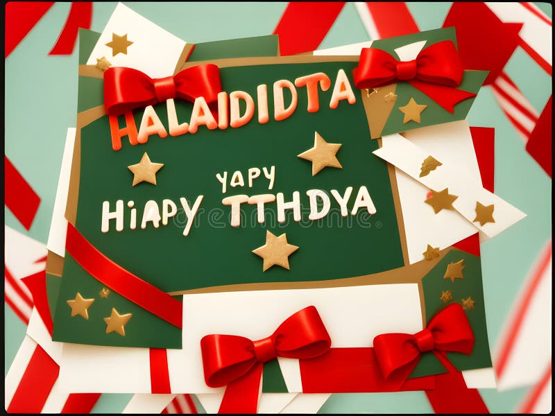 Happy Birthday Celebration, Generative AI Illustration Stock ...