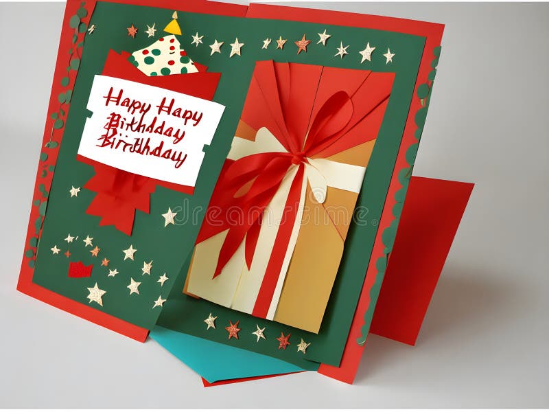 Happy Birthday Celebration, Generative AI Illustration Stock ...