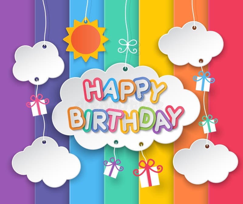 150+ Happy birthday rainbow Free Stock Photos - StockFreeImages