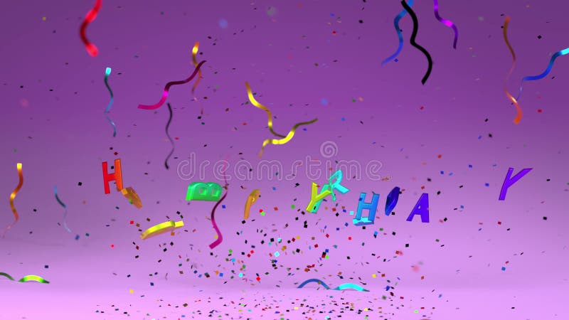 Happy Birthday cracker stock footage. Video of celebrate - 276219820