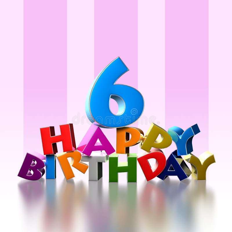 6th Birthday Banner
