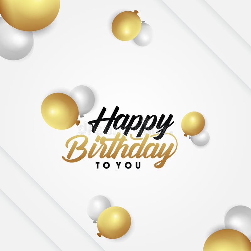 Happy Birthday Day Vector Design Illustration for Celebrate Moment ...