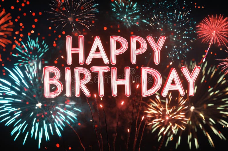 Birthday Fireworks Stock Illustrations – 32,677 Birthday Fireworks ...