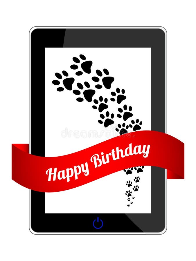 Happy Birthday Computer Screen Stock Illustrations – 769 Happy Birthday ...