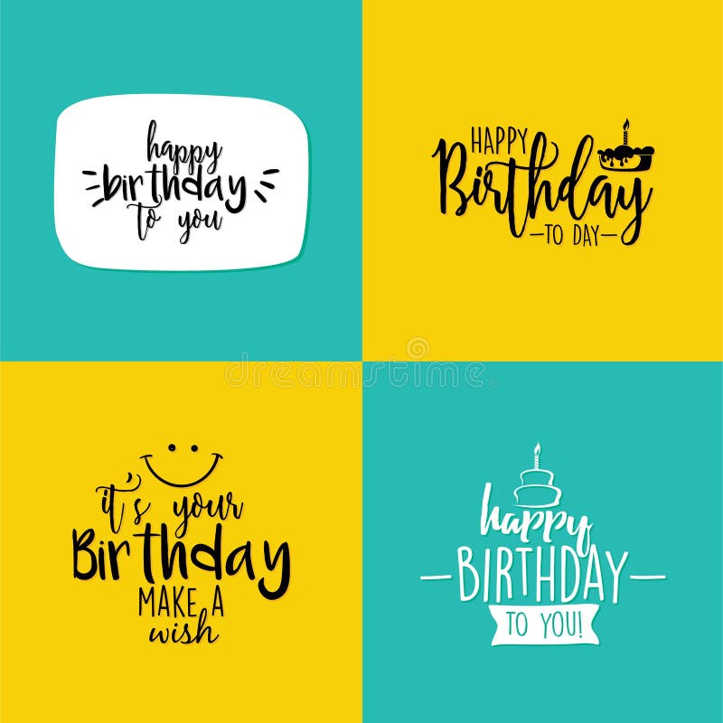 Happy Birthday label stock vector. Illustration of dessert - 77606345
