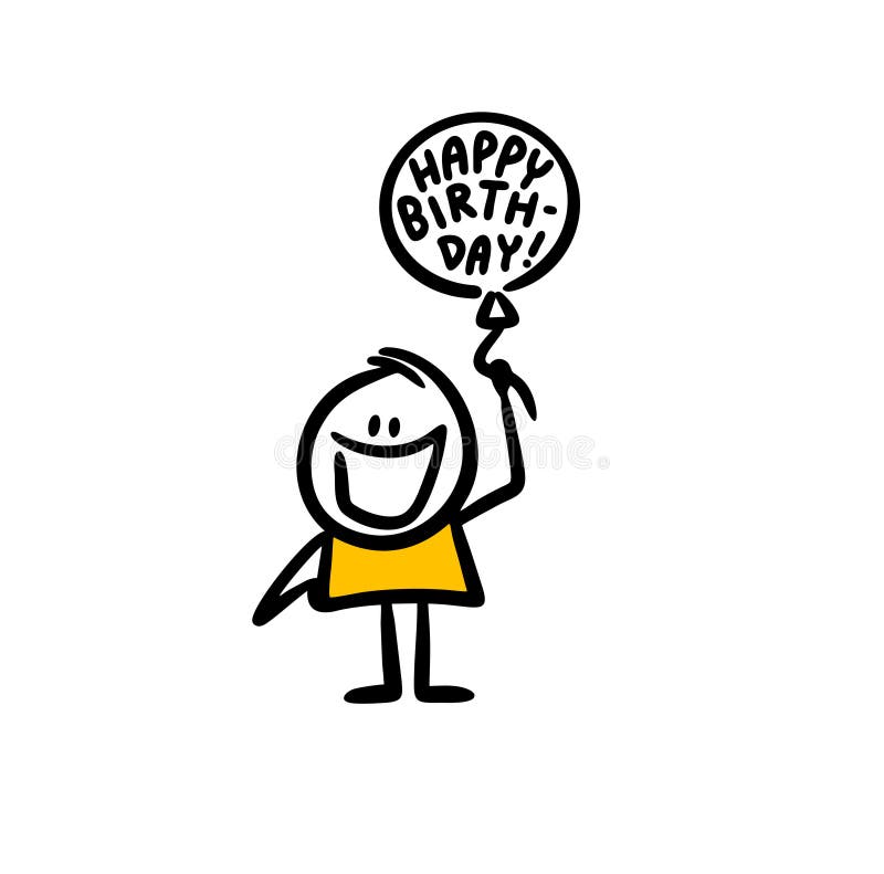 Funny Stickman Holds a Ripe Yellow Lemon in His Hands and Smiles ... Funny Stickman Holds a Ripe Yellow Lemon in His Hands and Smiles ...
