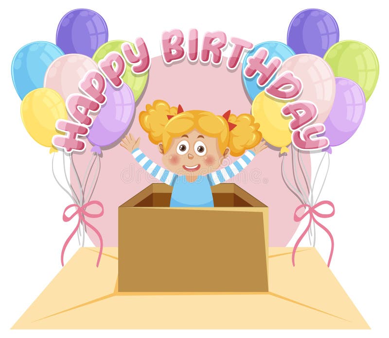 Happy Birthday Message for Banner or Poster Design Stock Vector ...